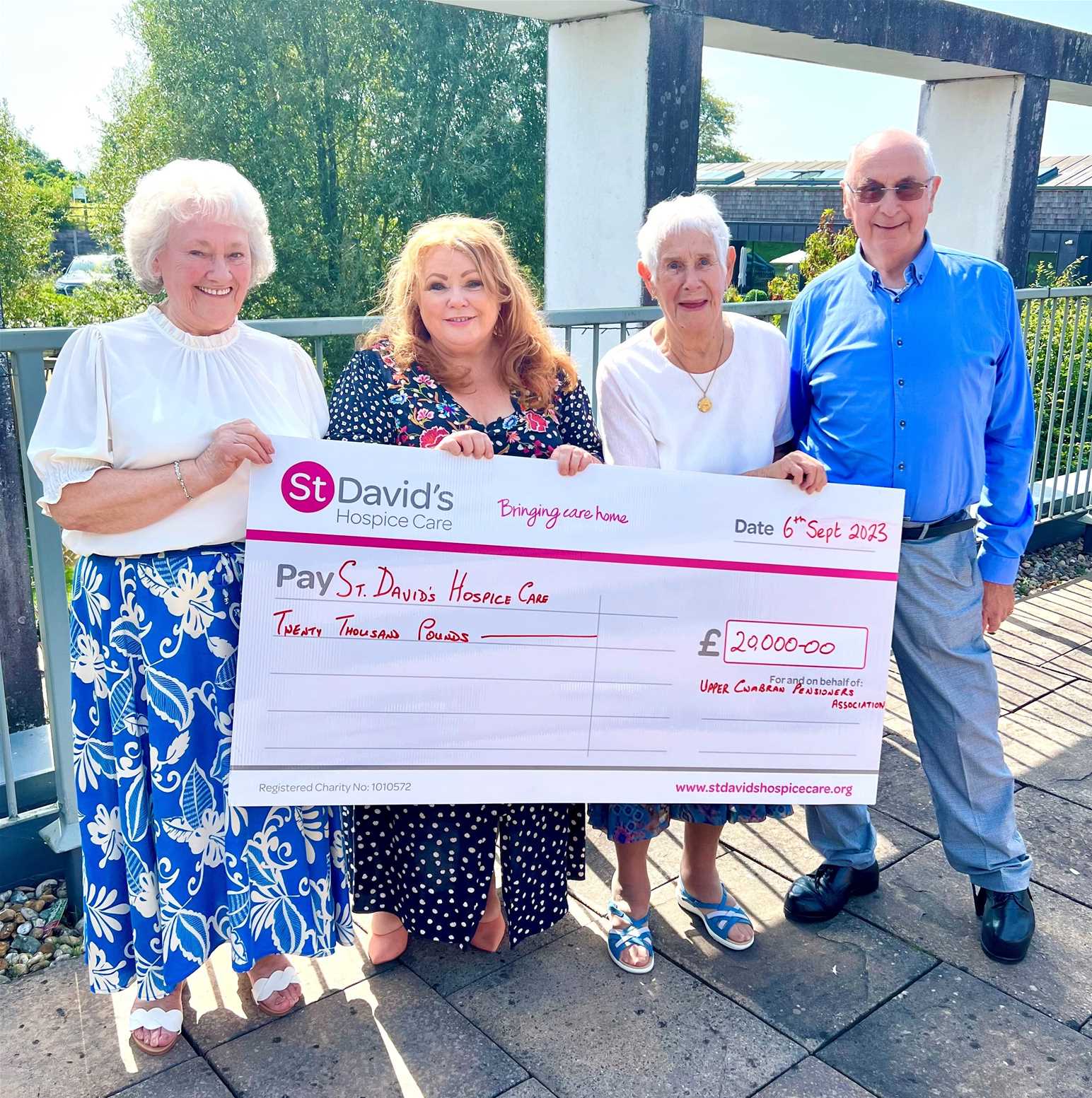 Upper Cwmbran Pensioners Association Donate proceeds from Hall Sale ...